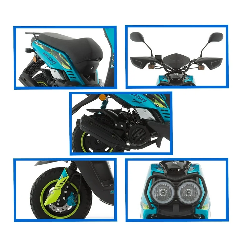 Motocicleta WS150 SPORT AZUL AMARILLO ITALIKA Motocicleta De Trabajo ...