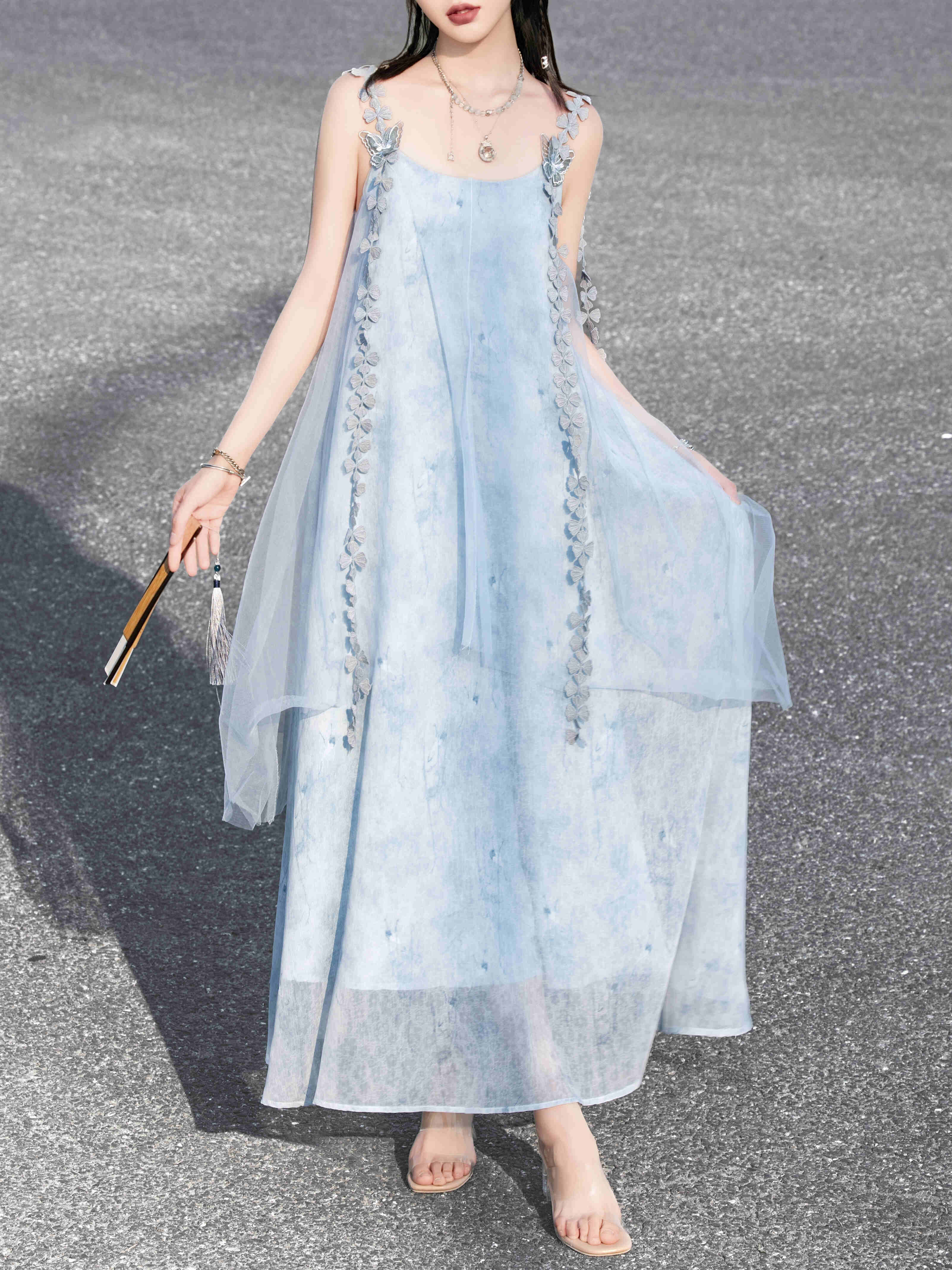 Floral Strap Dress - poetinity