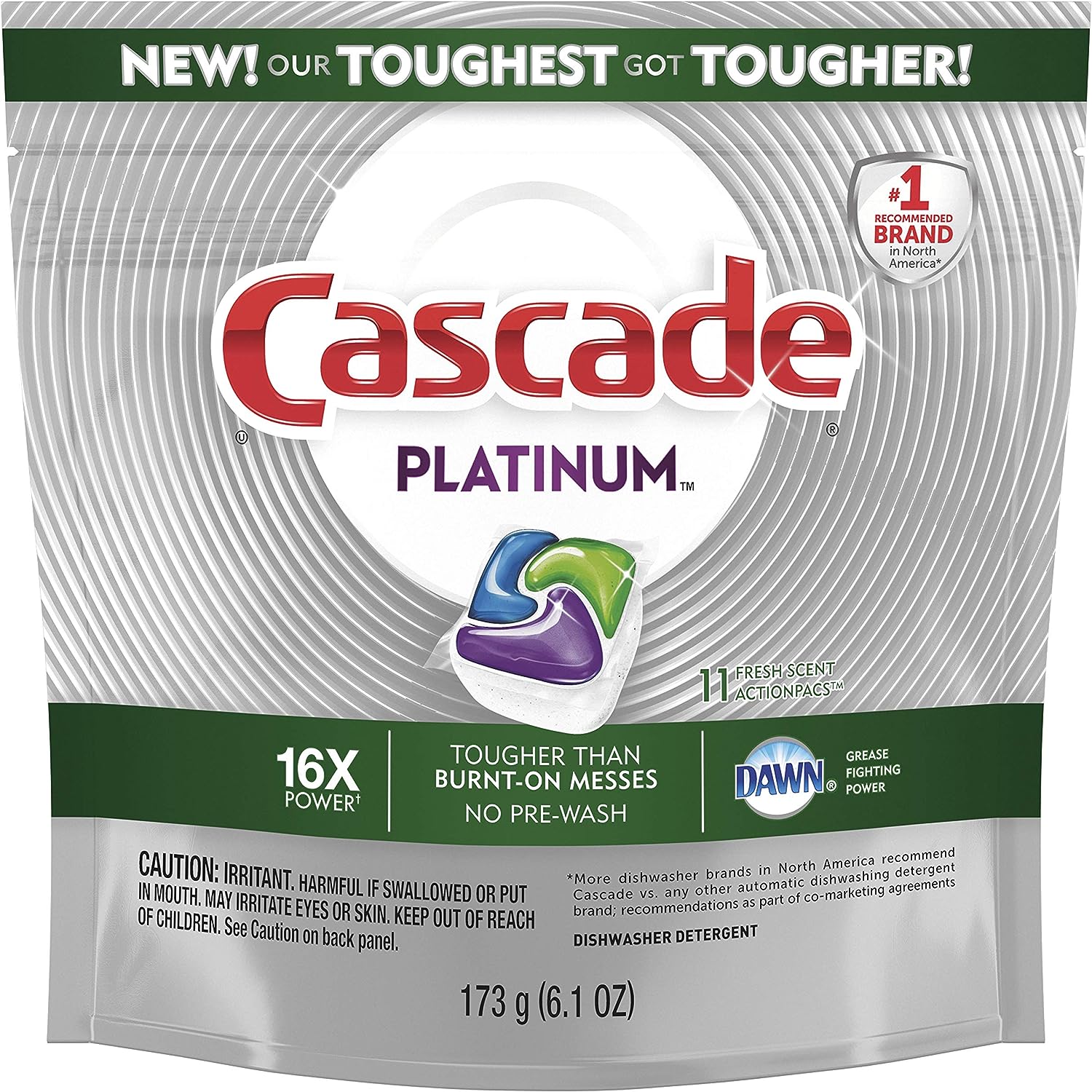 Cascade Platinum Dishwasher Pods, Dishwasher Detergent, Dishwasher Pod ...