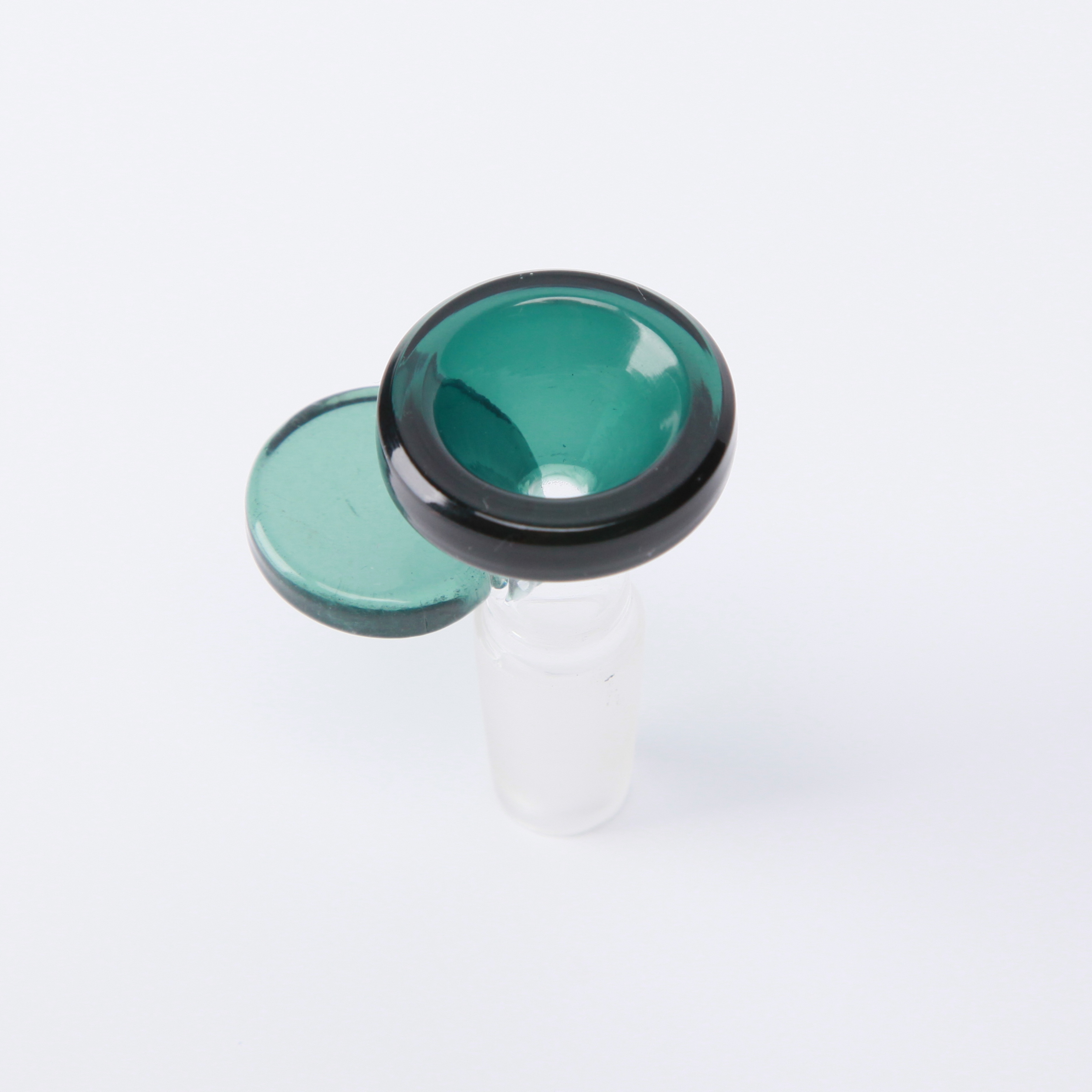 Coin Handle Accent Glass Cone Piece - Puff club