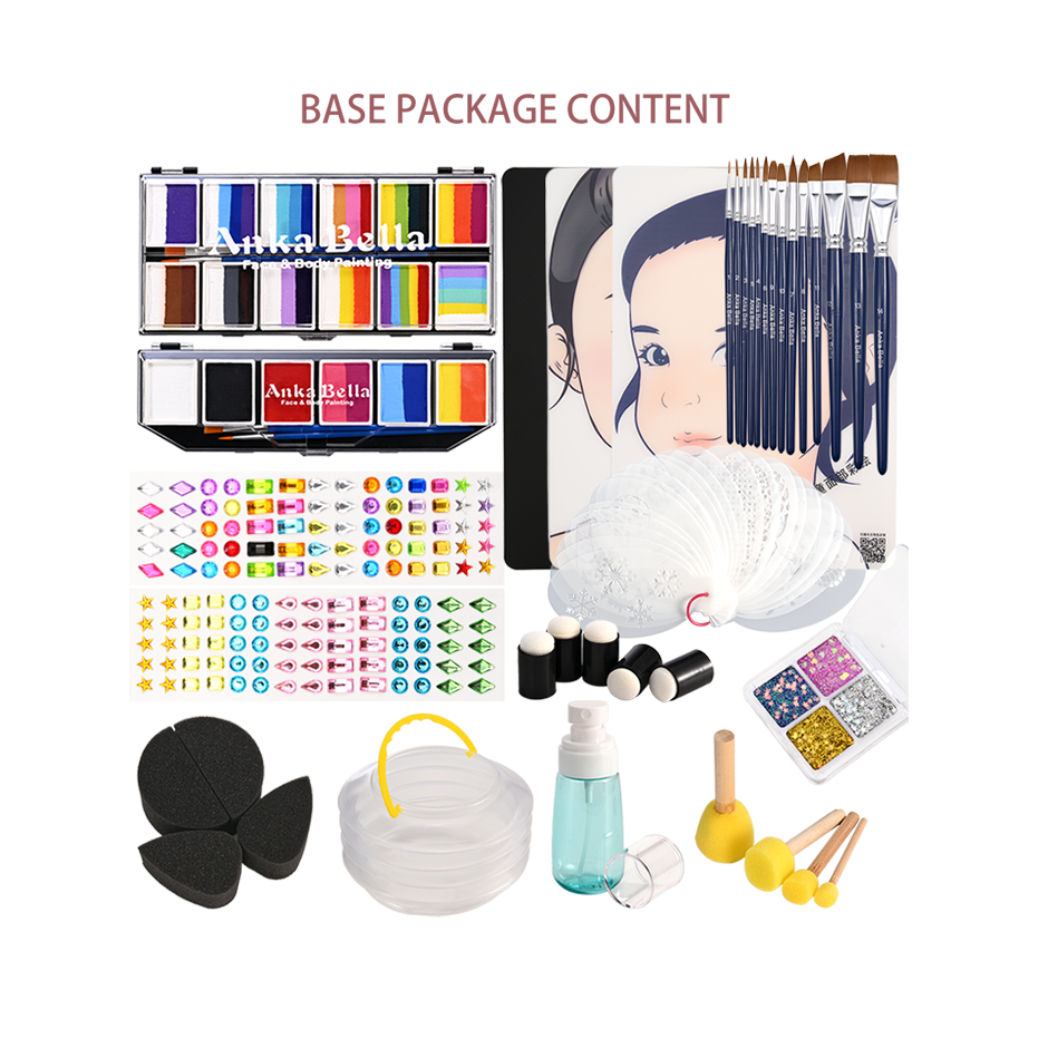 Anka Bella world famous face painting brand, bright colors, easy to ...